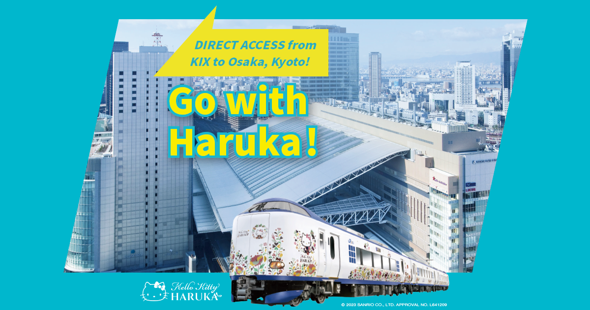 West Japan Railway Company - DIRECT ACCESS from KIX to Osaka,Kyoto! Go ...